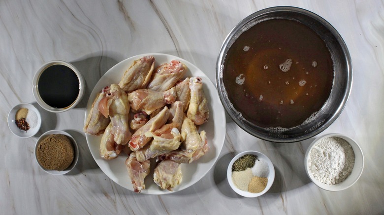 Balsamic-Glazed Fried Chicken Wings Recipe
