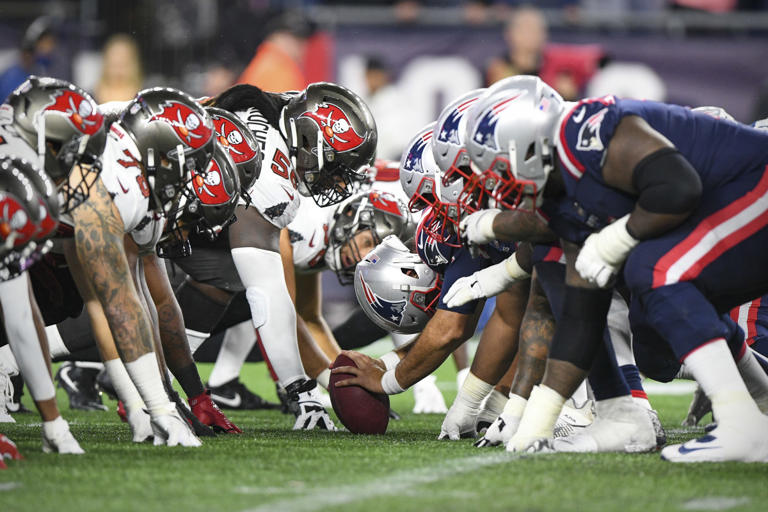 Tampa Bay Buccaneers vs. New England Patriots Week 10 broadcast map ...