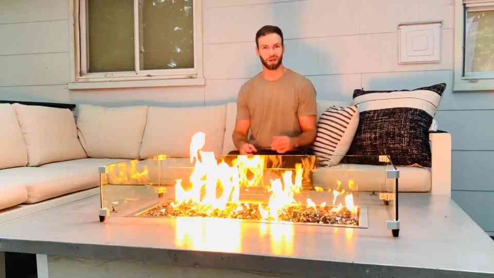 Why this outdoor fire table build is easier than it looks