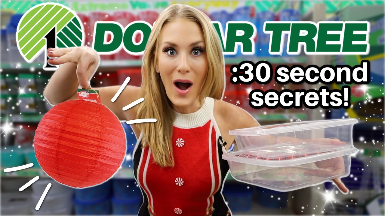 7 miracle Dollar Tree secrets 🤯🎄 (for Christmas!)