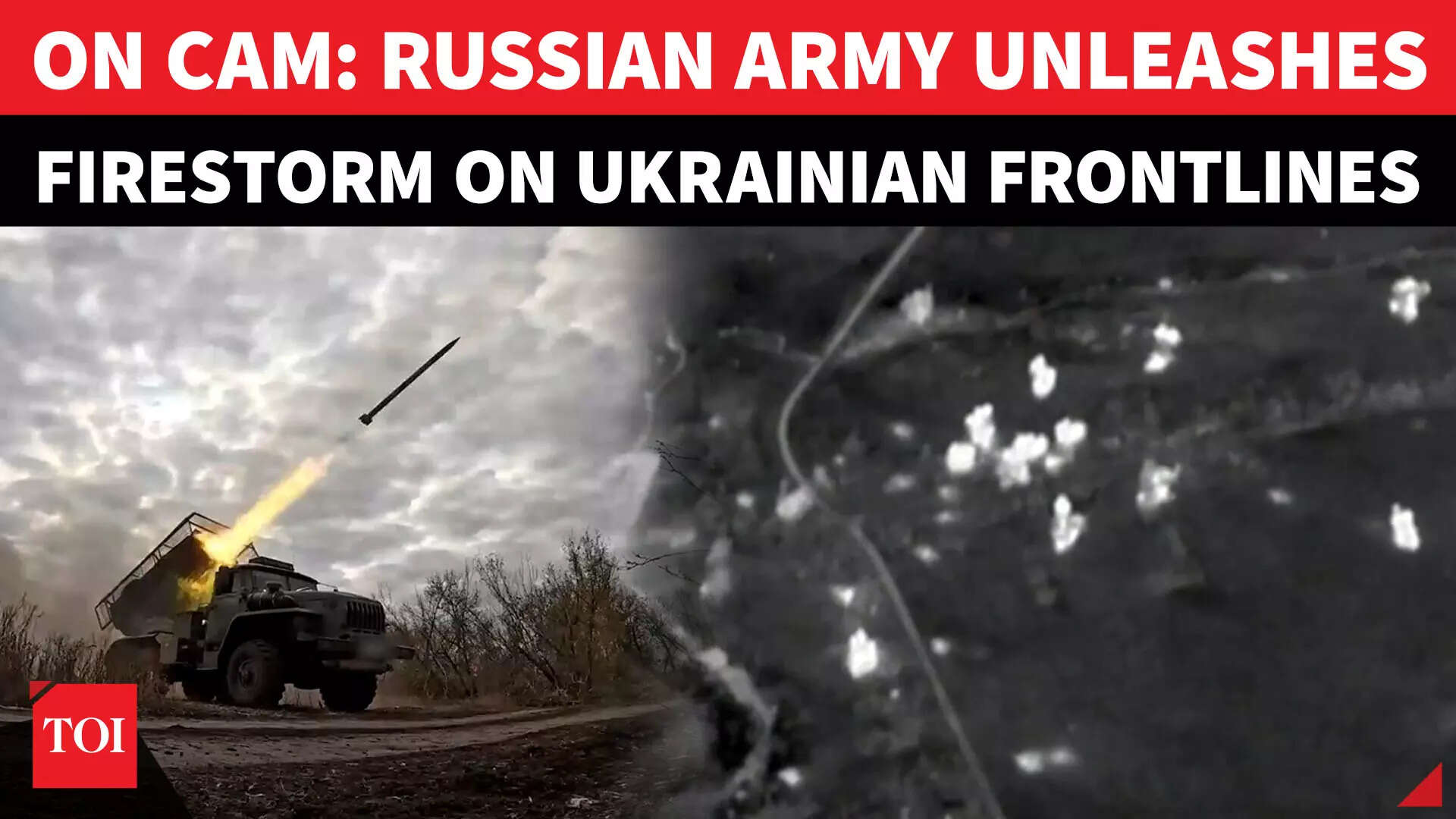 Russia Hits Ukrainian Positions With Massive Shelling As Trump Fails To ...