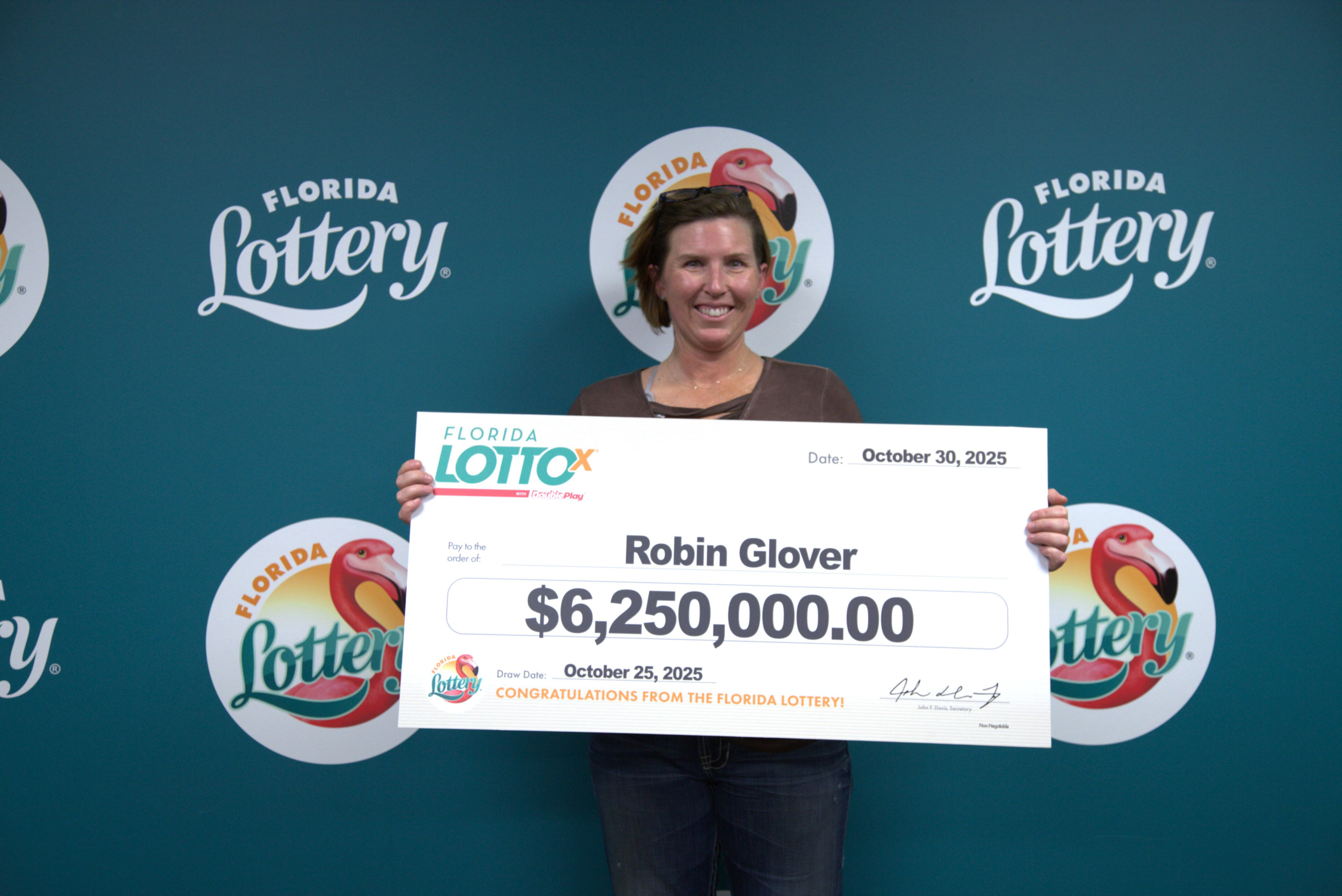 Woman wins $6.25 million Florida Lottery jackpot