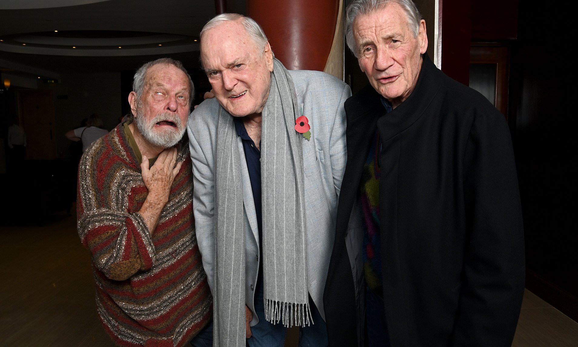 Monty Python's John Cleese reunites with Michael Palin and Terry ...