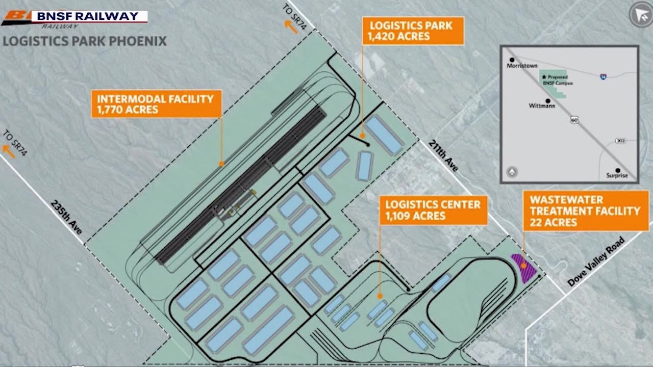 Maricopa County rejects BNSF's land use change request connected to ...