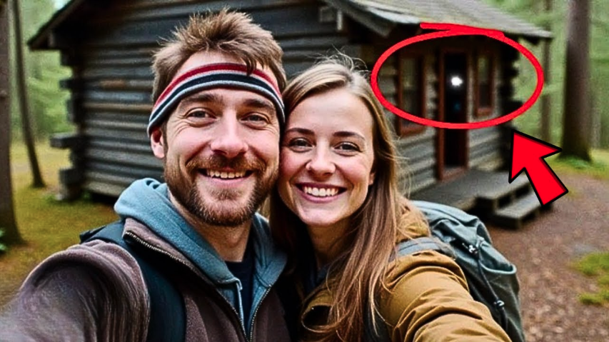 Couple Take Selfie After Night in Cabin, Then Notice a Camera Flash ...