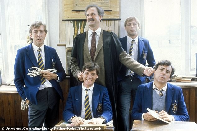 Monty Python's John Cleese reunites with Michael Palin and Terry ...