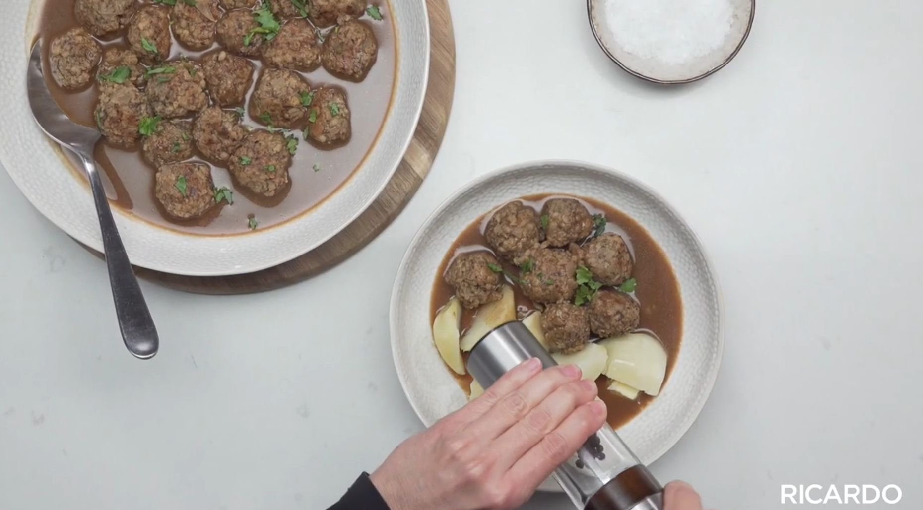 Ragoût de boulettes végétarien | Ricardo Cuisine