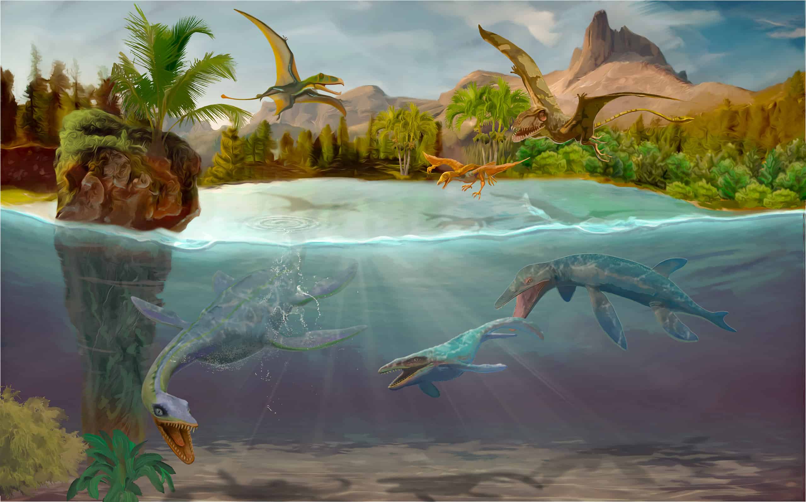 There was once a giant flying reptile the size of an airplane