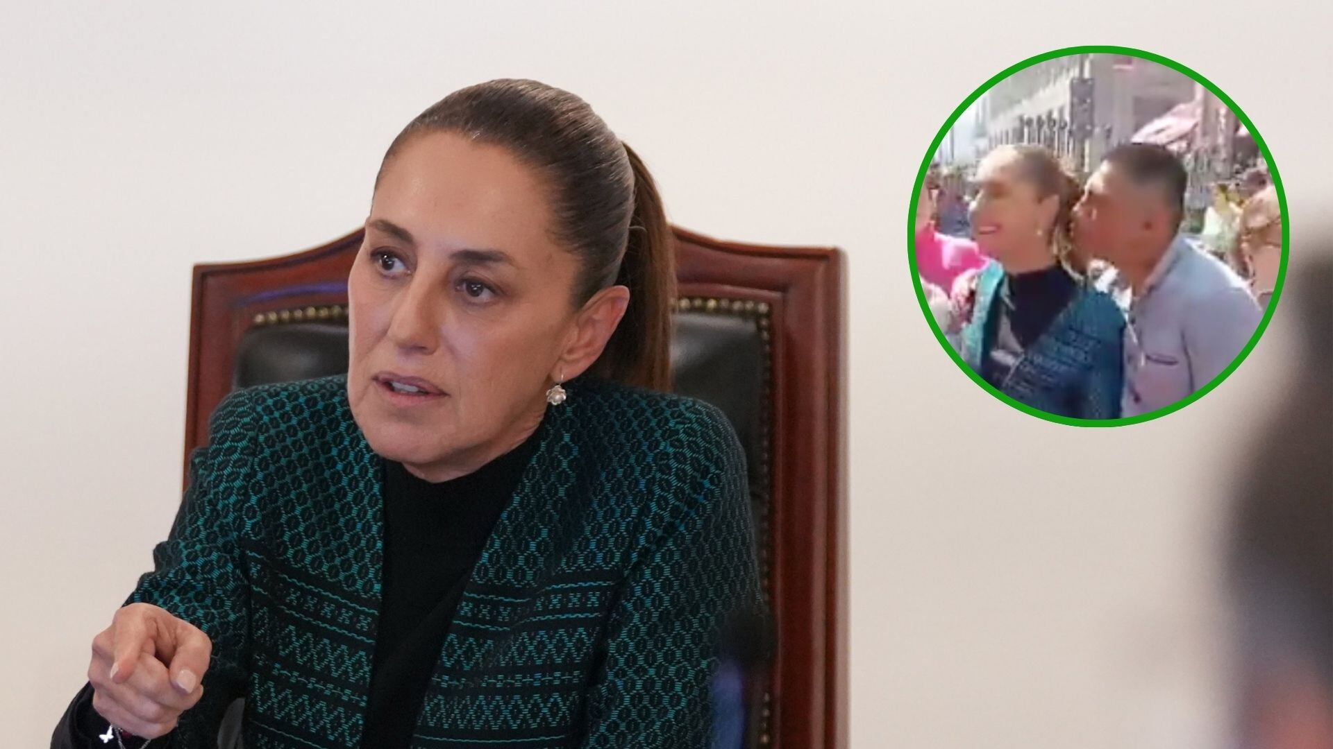 Detienen a Uriel Rivera, hombre que acosó a Claudia Sheinbaum en el Zócalo capitalino