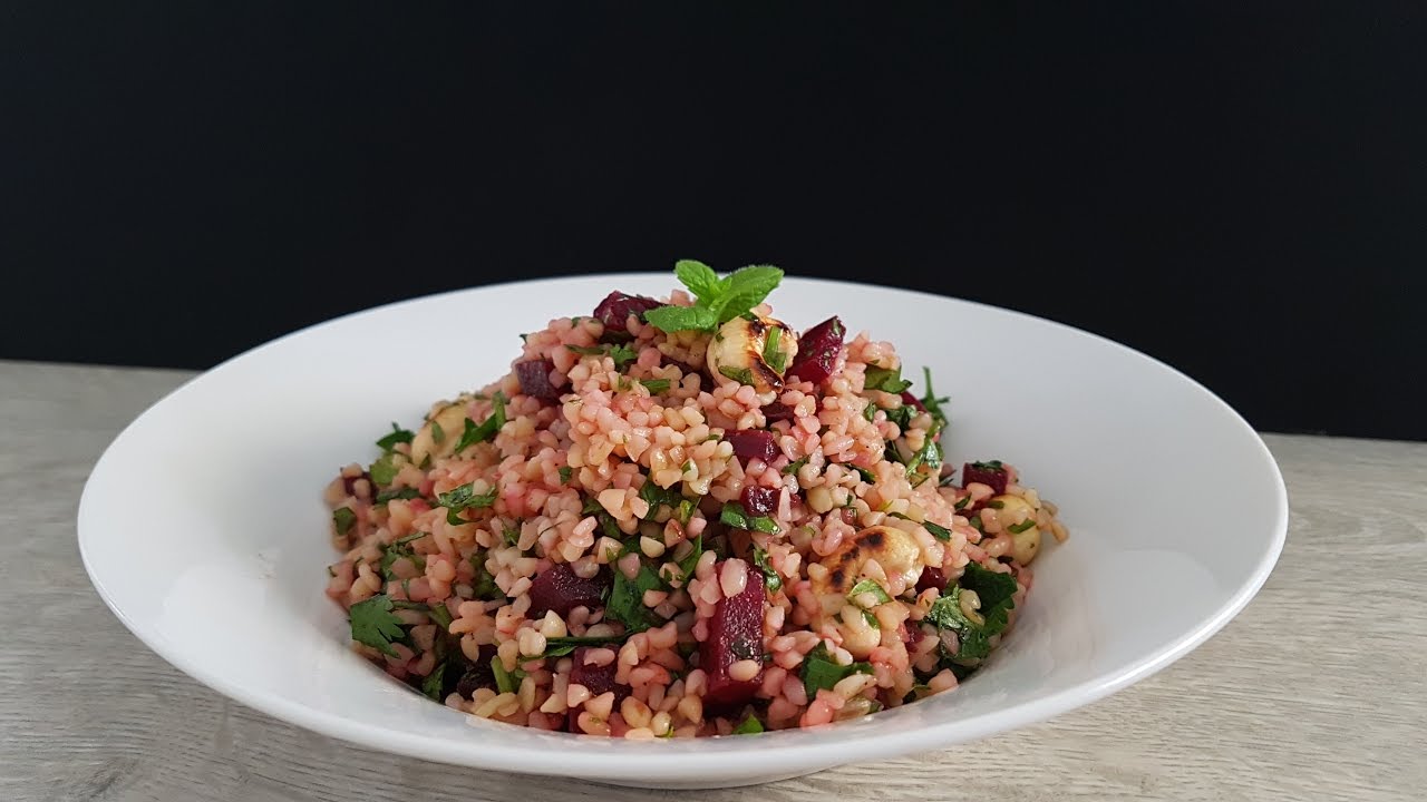 High-Fiber Bulgur Beetroot Salad