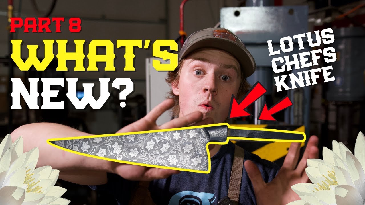 Crafting a lotus chef's knife (part 8)