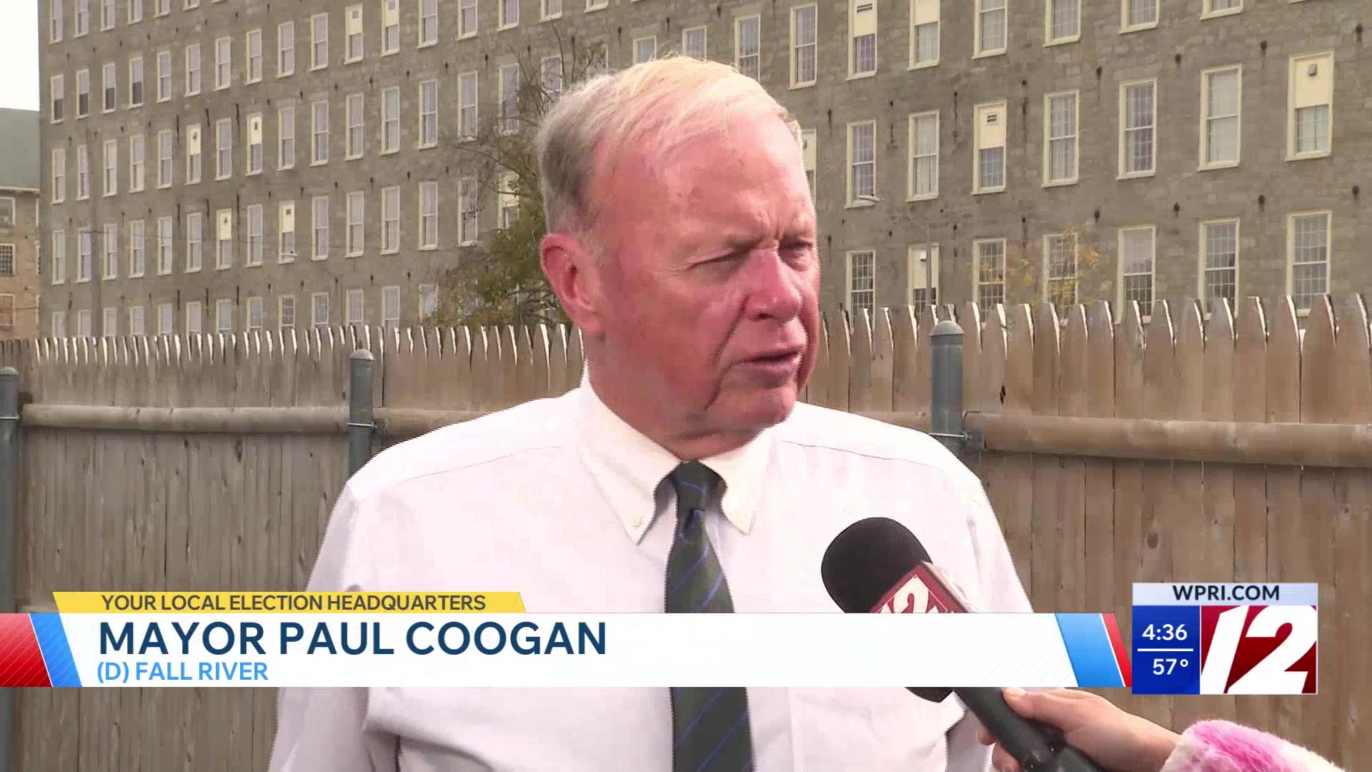 Incumbent Paul Coogan wins Fall River mayoral election