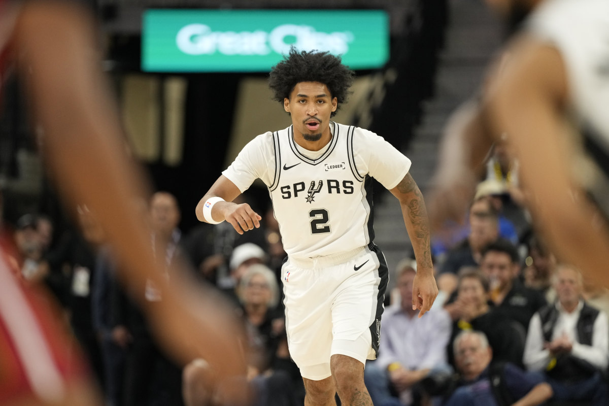 NBA rookie Dylan Harper sends message after Spurs' win against Pelicans