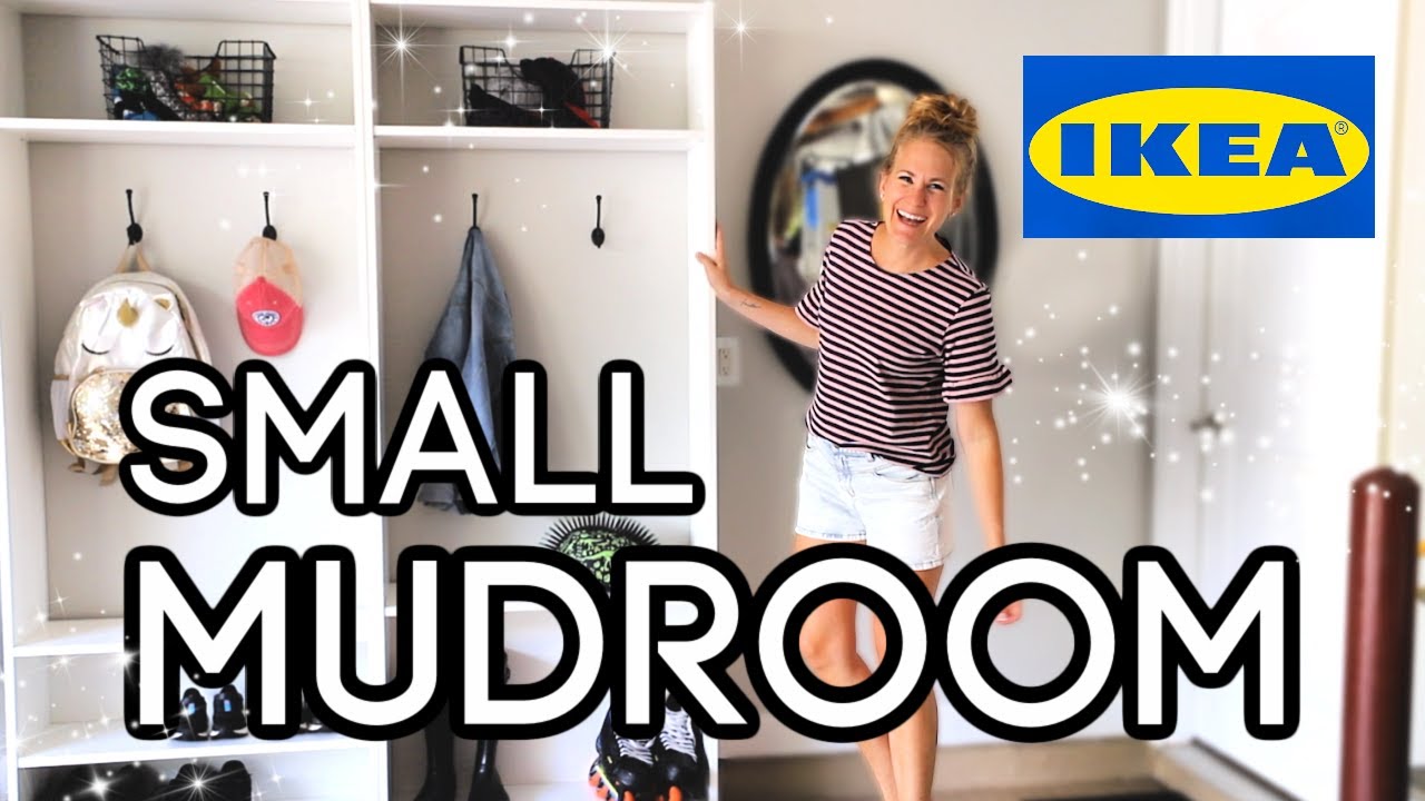 DIY IKEA hack!💛 Instant small mudroom makeover 2020