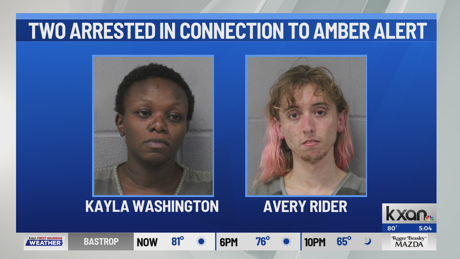 2 arrested in connection with Austin Amber Alert