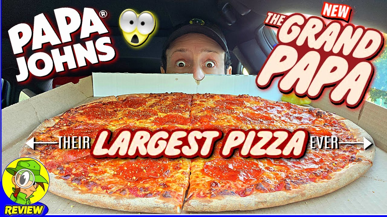 Grand Papa Pizza Review by Papa John’s: The 18-Inch New York-Style Giant