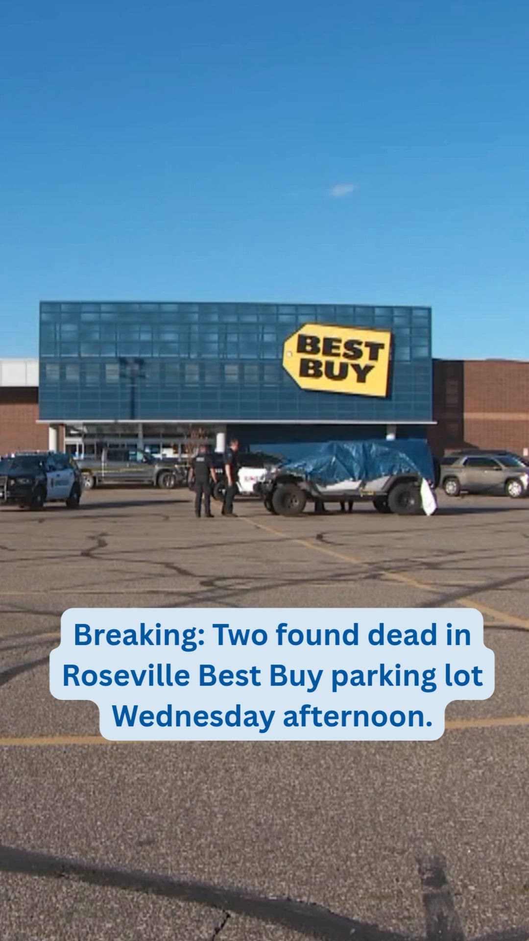 Two found dead in parking lot at Roseville shopping center; police say ...