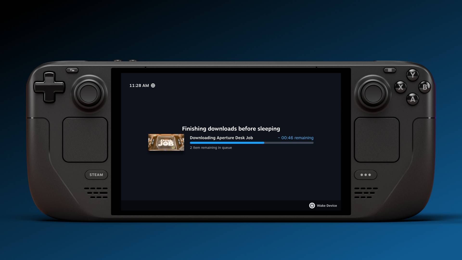 Steam Deck update enables new low-power mode for downloads