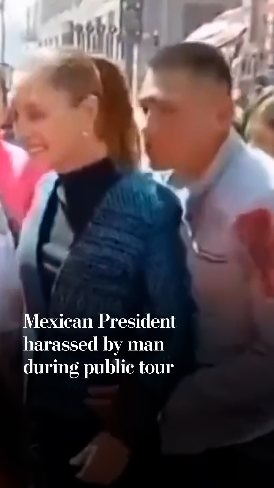 Mexican president groped in Mexico City, seeks charges