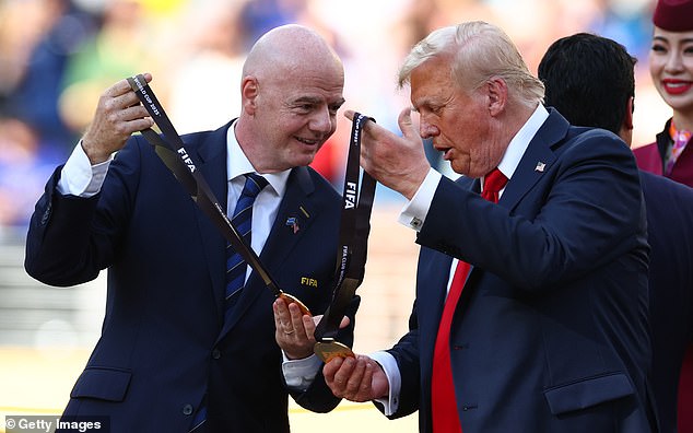Fans slam Gianni Infantino's 'shameless' 'FIFA Peace' award and are ...