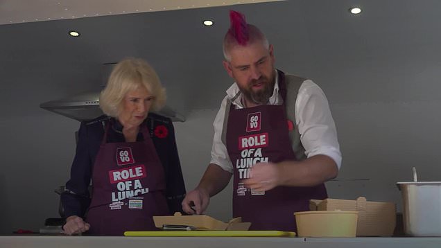Spudman calls serving jacket potatoes with Camilla the most surreal thing