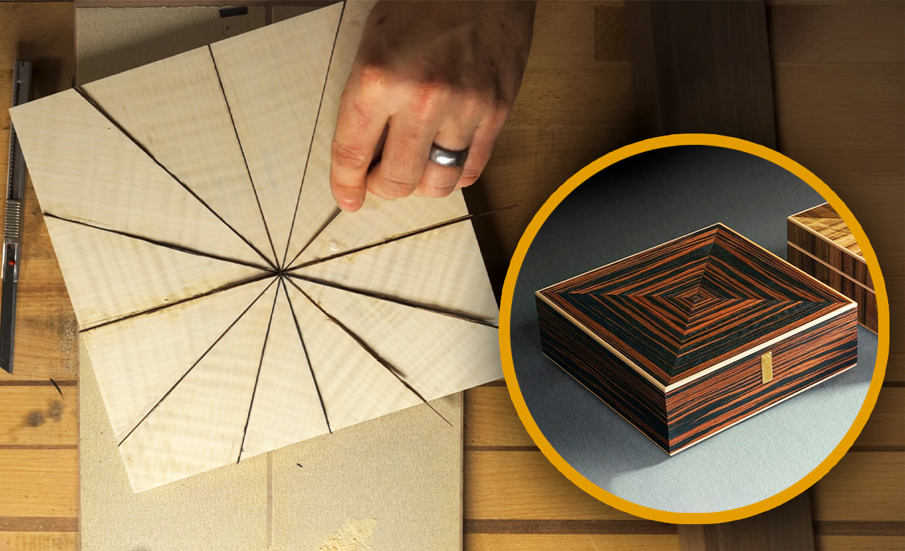 Turning firewood into 3 fancy boxes