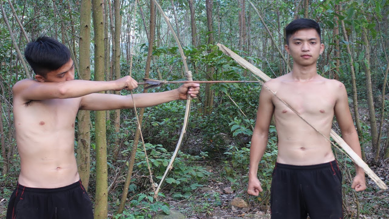Primitive technology: Make a bow and arrow