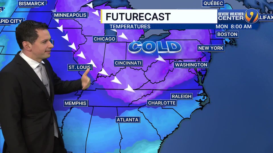Wednesday afternoon's forecast with Meteorologist Joe Puma