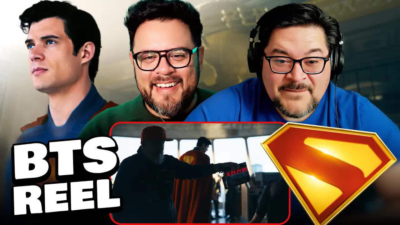 Superman (2025) behind the scenes look reaction! #SupermanDay • James ...