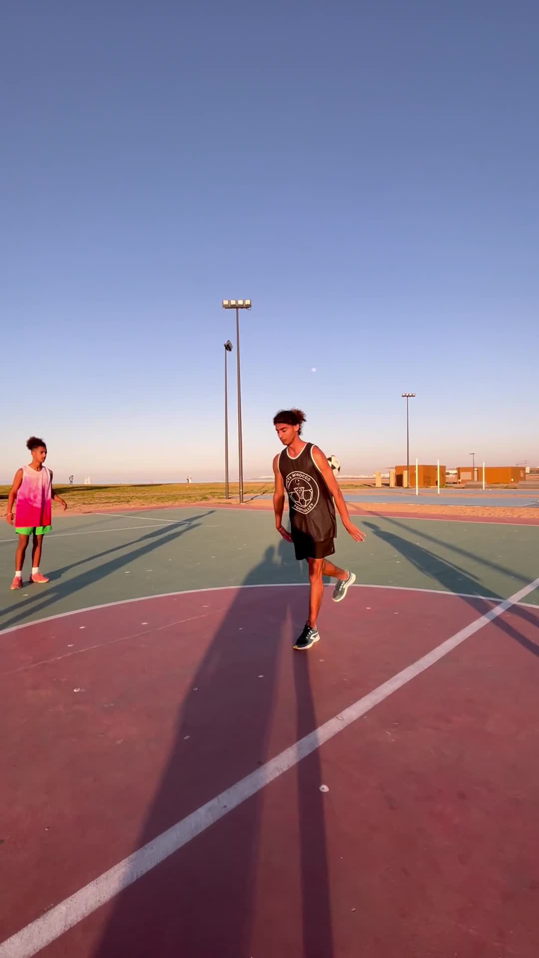 Impressive Soccer Skills on the Court
