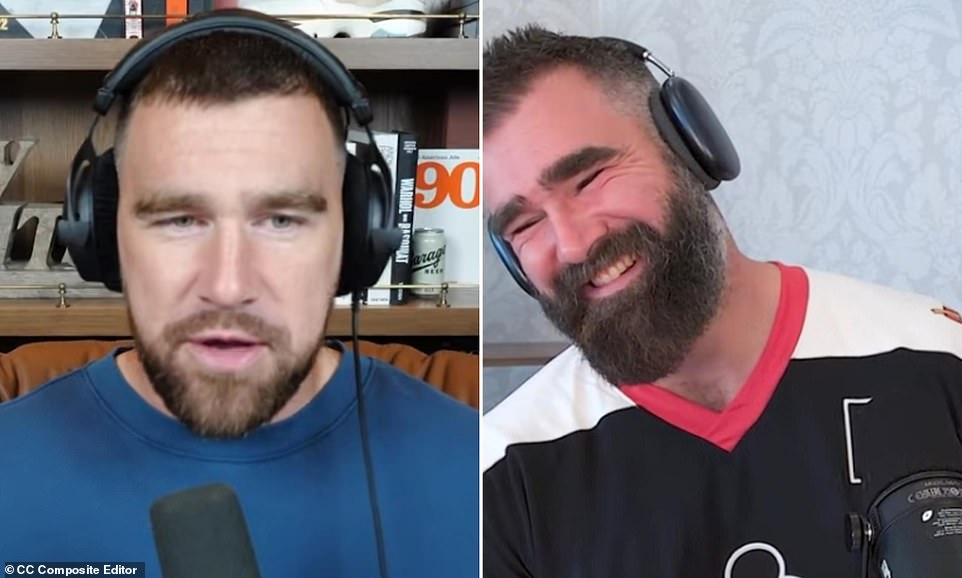 Travis Kelce shuts down brother Jason's questions about personal life