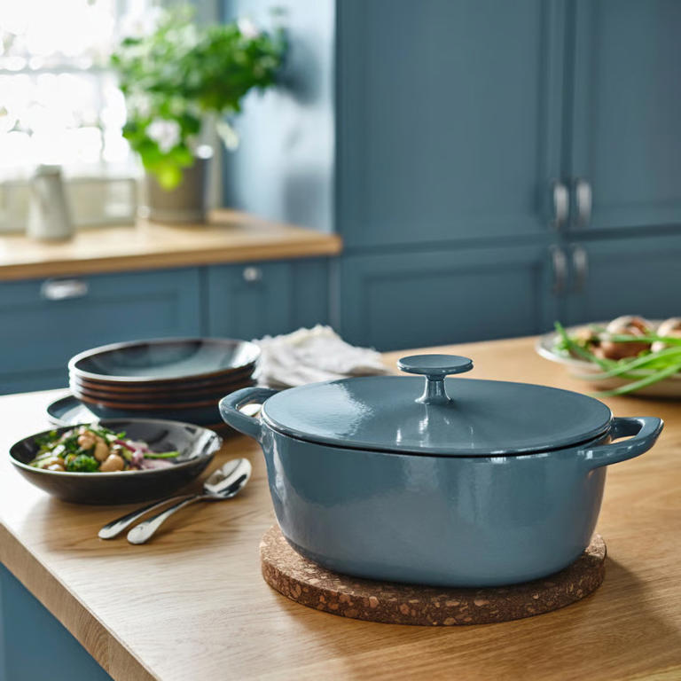 Ikea's Sleek New Enameled Cast Iron Pot Rivals a Le Creuset Style That ...