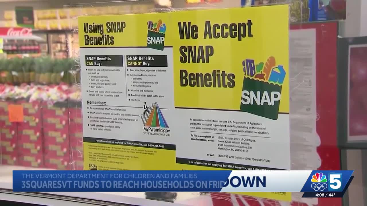 Vermont DCF reviewing federal guidance on SNAP funding following court ...