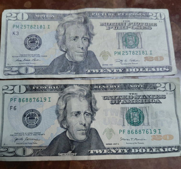 'Check your twenties!' Movie prop money circulating in Florida ...