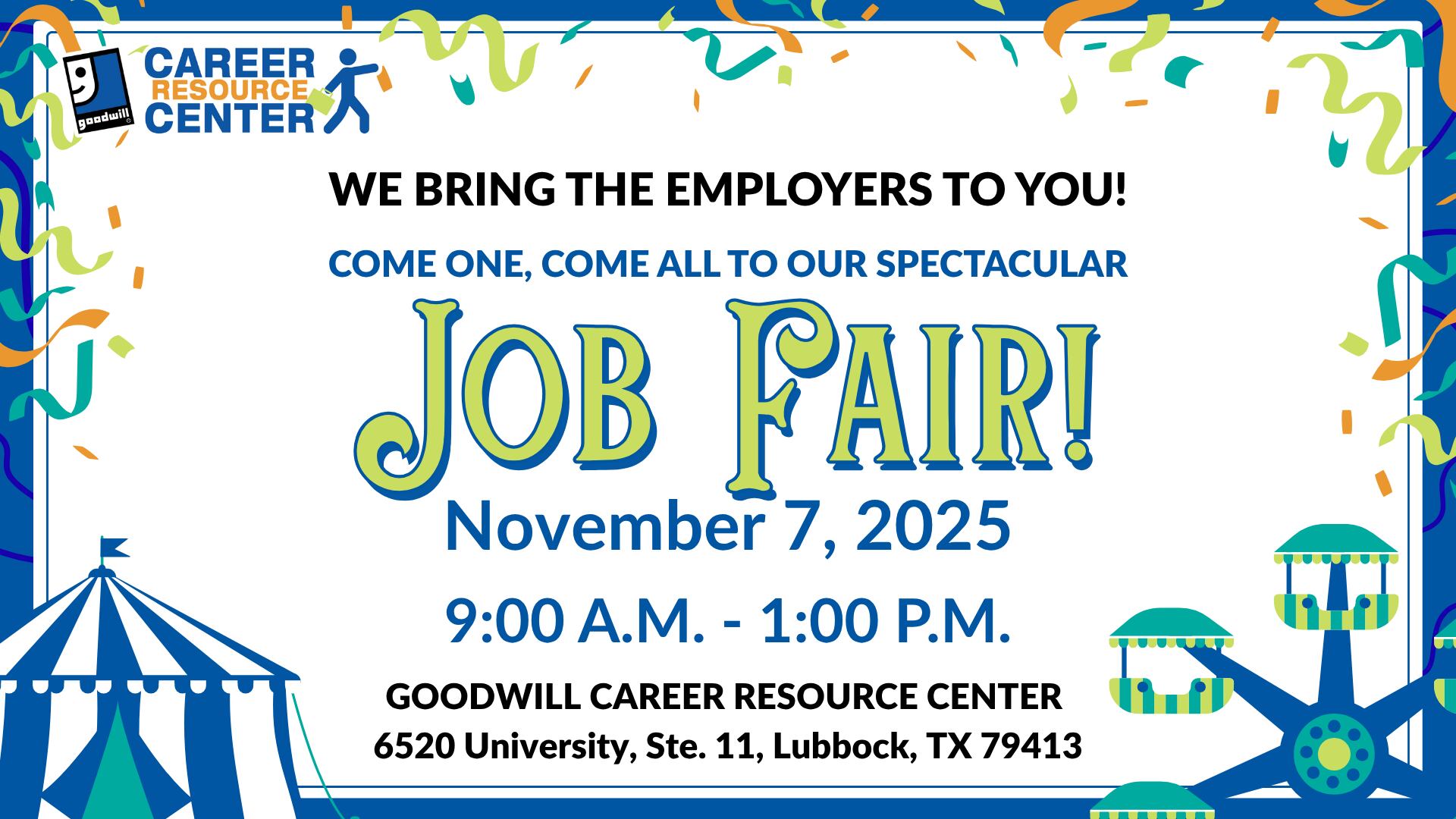 Goodwill Industries to host job fair Friday in Lubbock