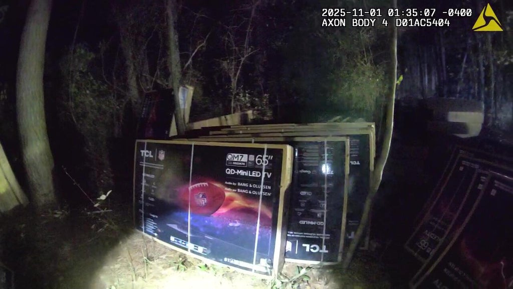 Over 80 TVs stolen from stopped freight train found in Georgia woods ...