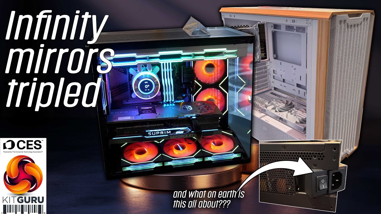 Lian Li's 2025 hardware innovations: Unique PSU, cases, and fans