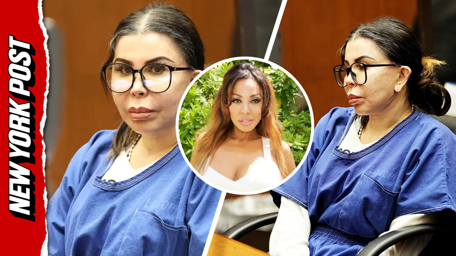 California 'Butt Lady' sits in court as a judge reads charges against her for killing patient ...