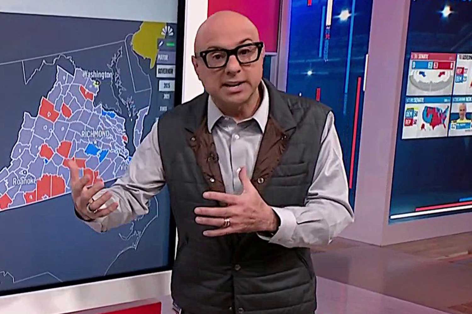 MSNBC’s New Steve Kornacki? Ali Velshi Reacts to His Viral Vest Moment ...