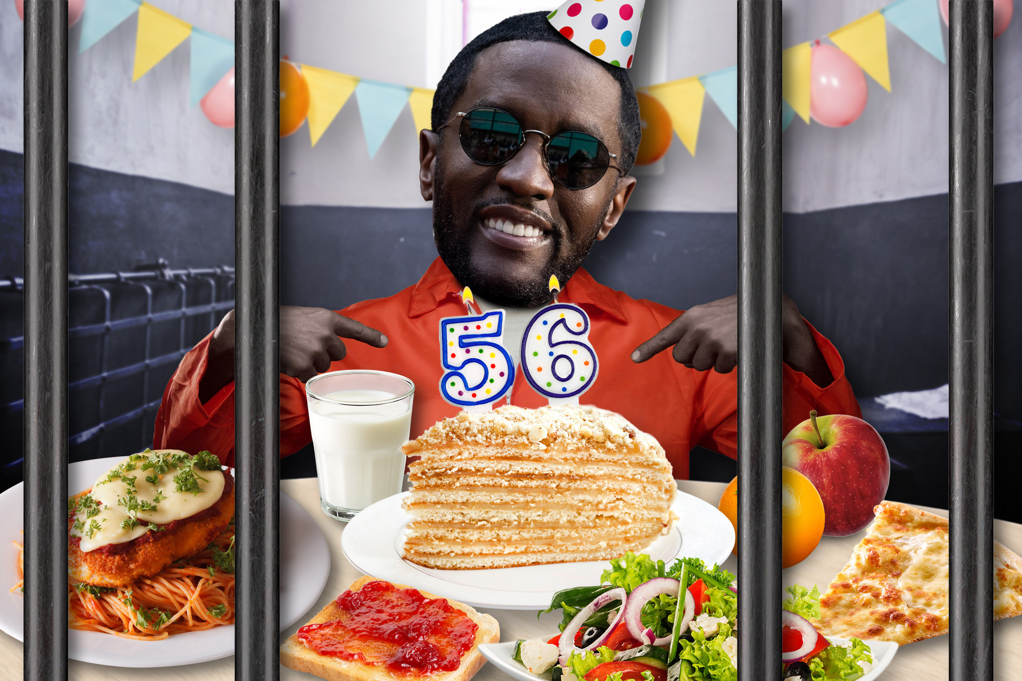 What Sean ‘Diddy’ Combs ate for his birthday meal as he sits behind ...