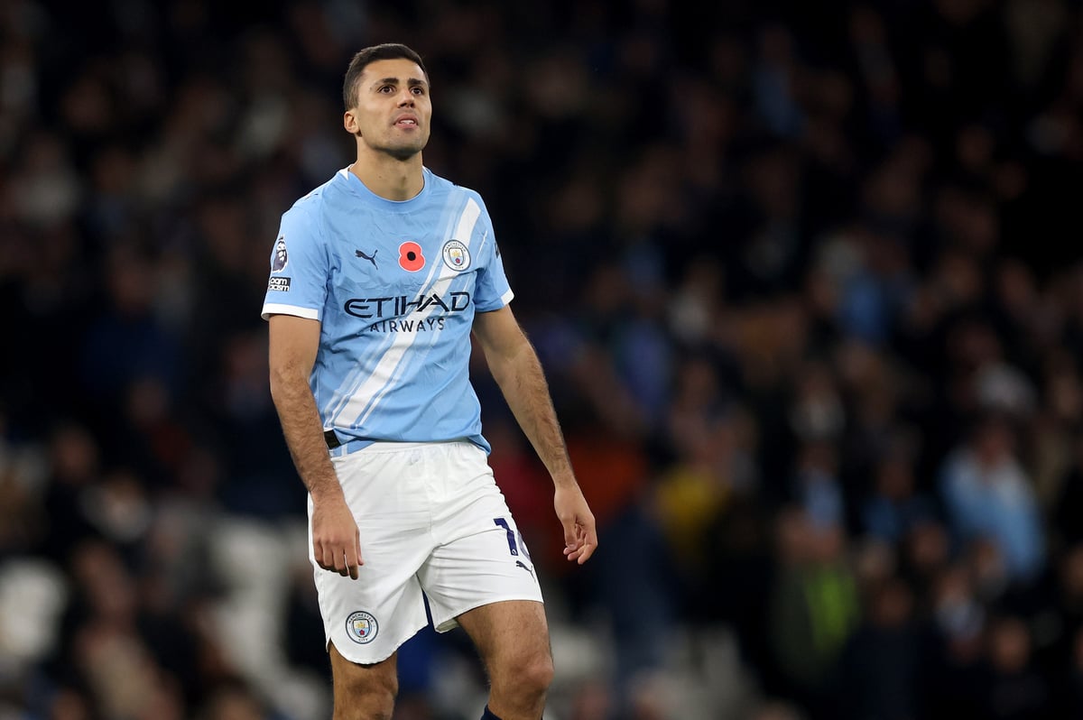 Guardiola coy on Rodri return date as Man City star nears comeback