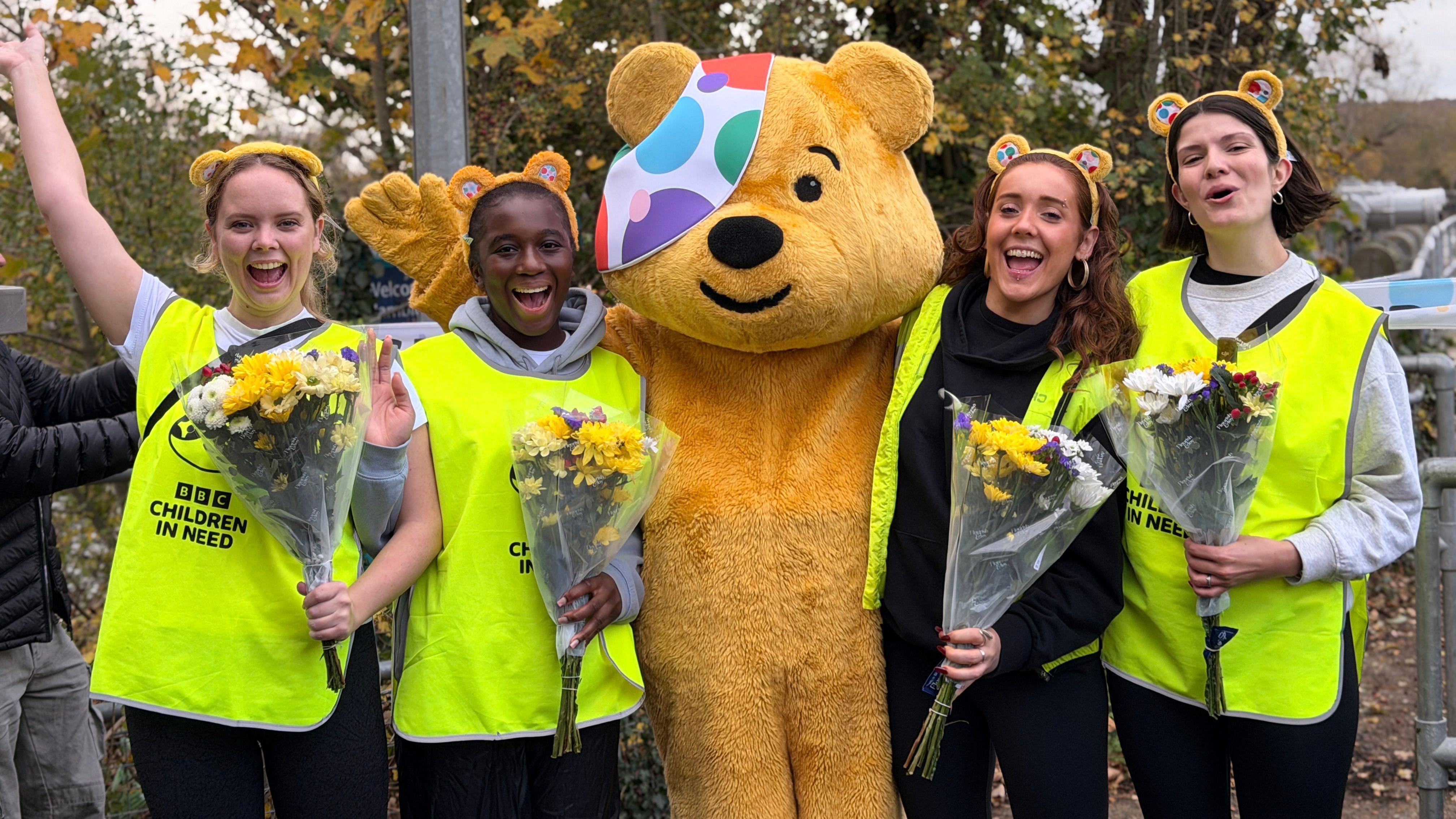 Radio presenters finish Children in Need walk