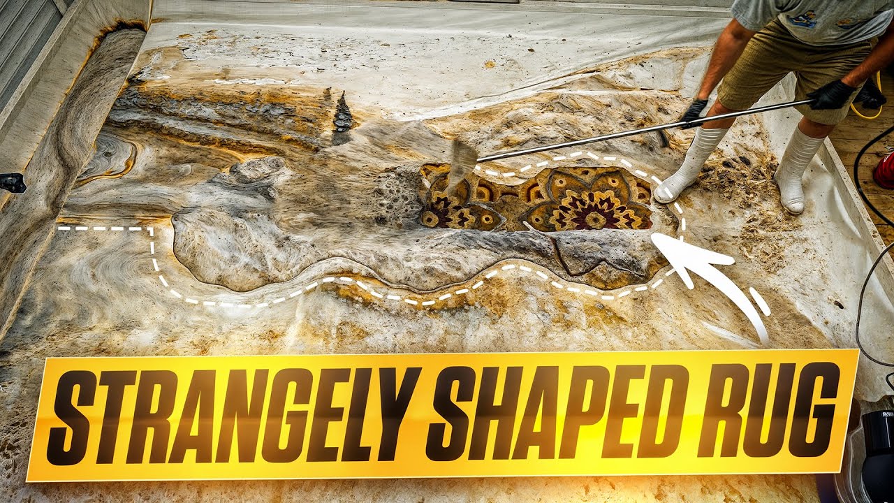 I cleaned a wormy rug and it blew my mind!