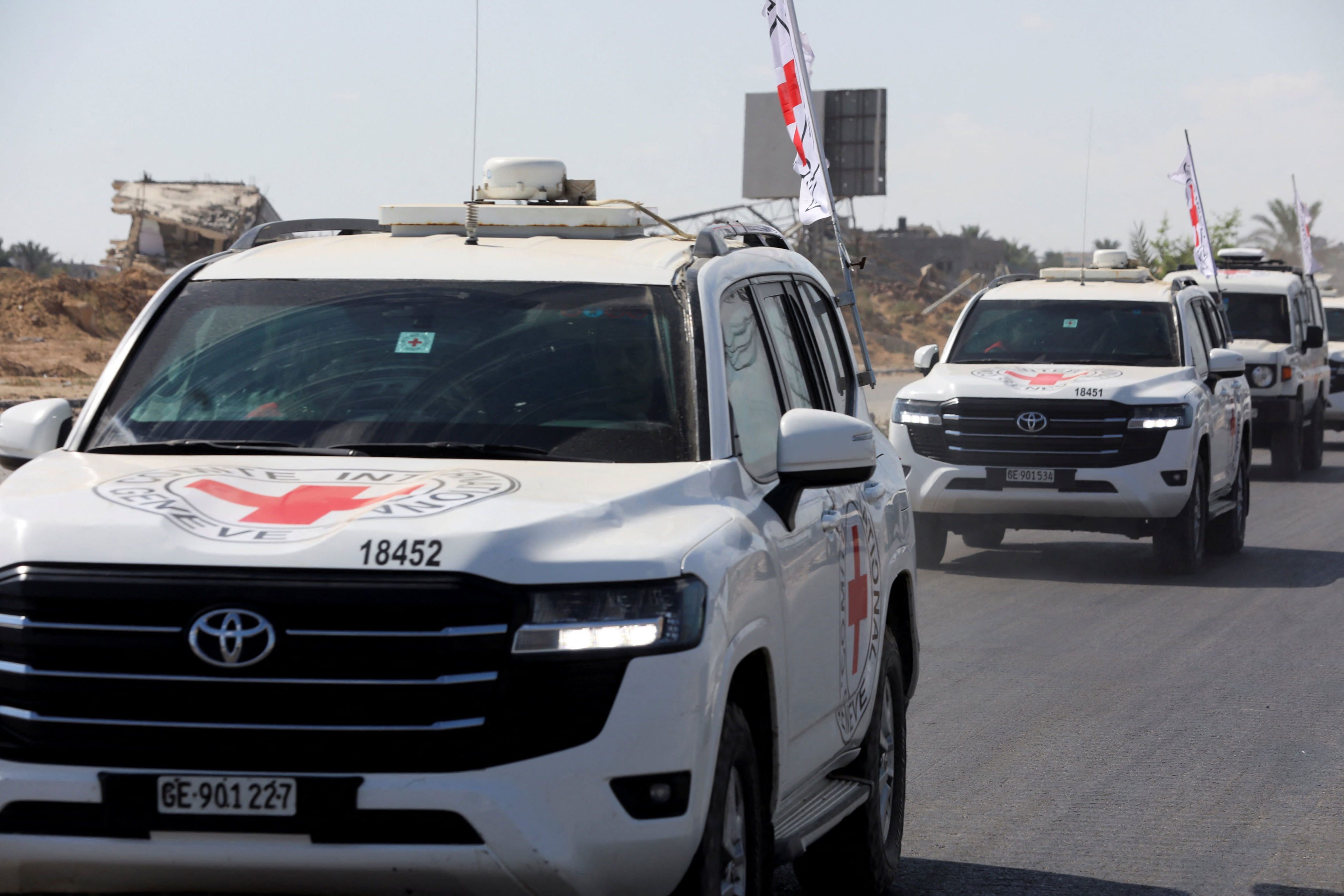 Hamas transfers hostage remains to Red Cross in Gaza