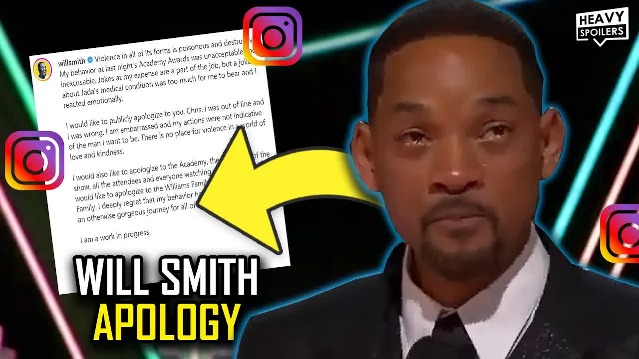 Will Smith apologizes to Chris Rock for slapping him at the Oscars ...