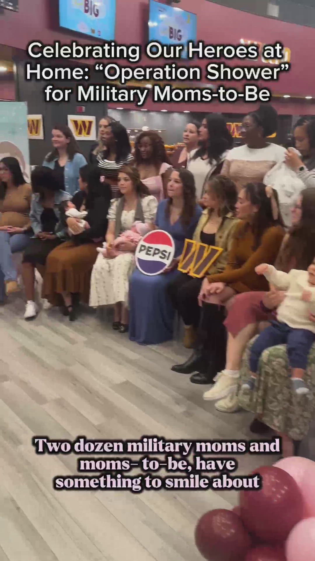 Celebrating military moms-to-be