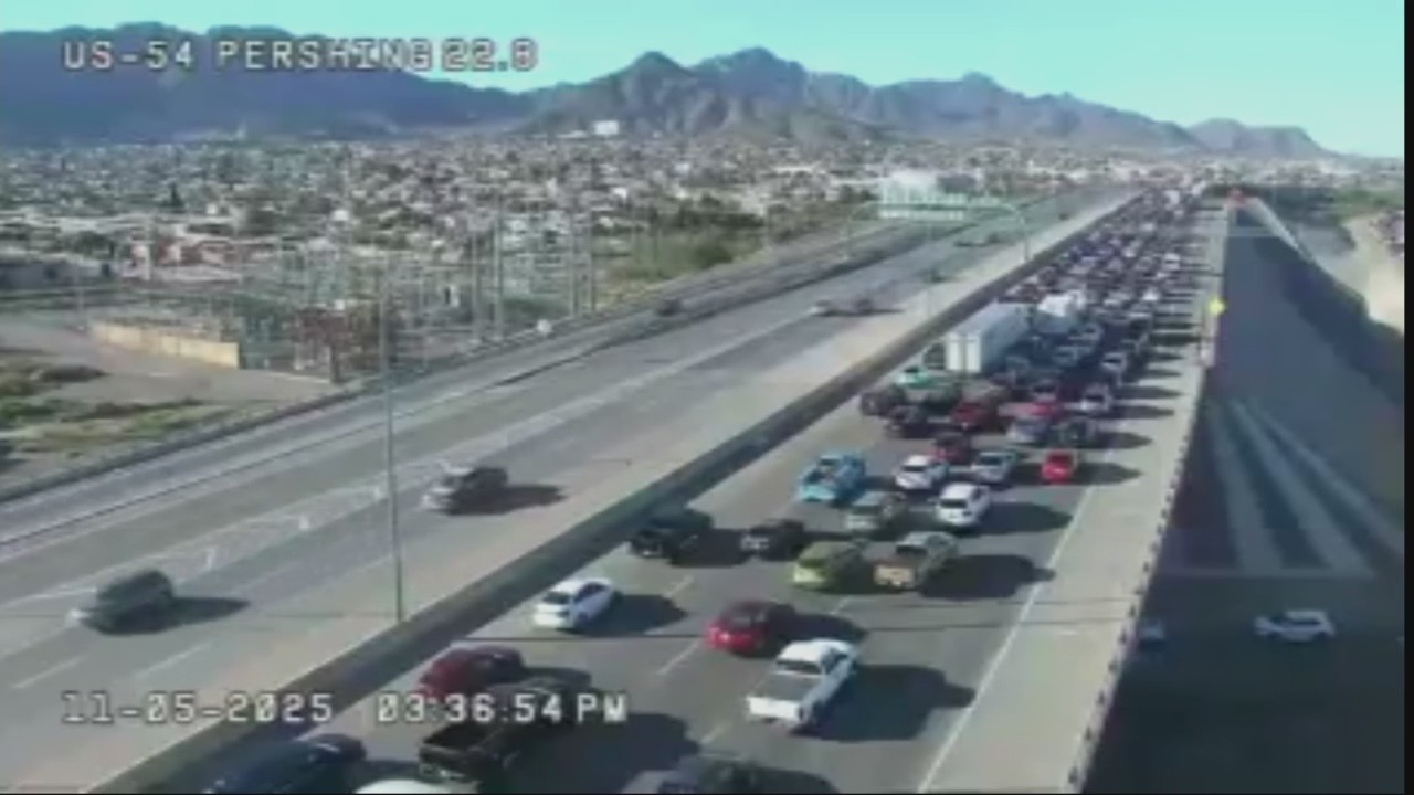 U.S. 54 northbound near Cassidy Gate closed