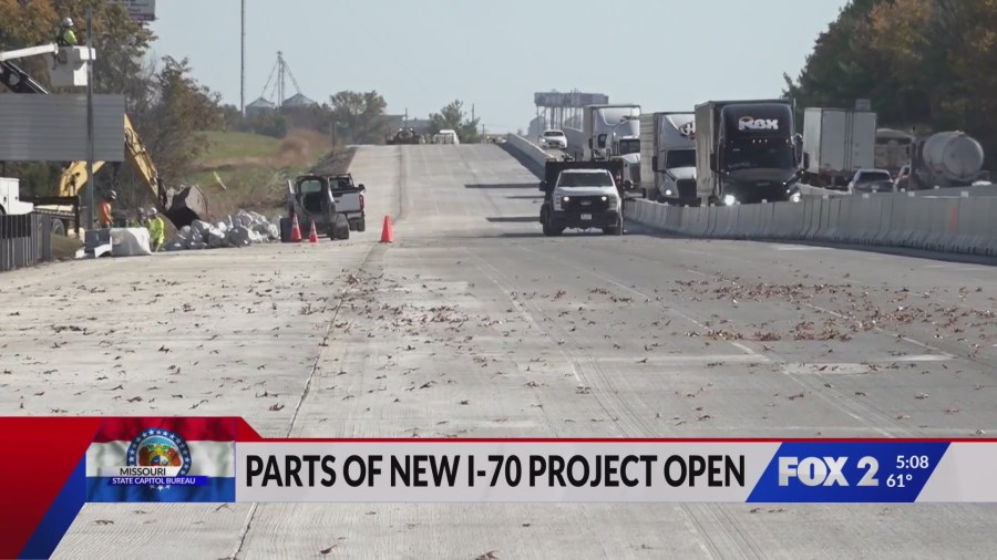 First stretch of new Interstate 70 project opens in mid-Missouri