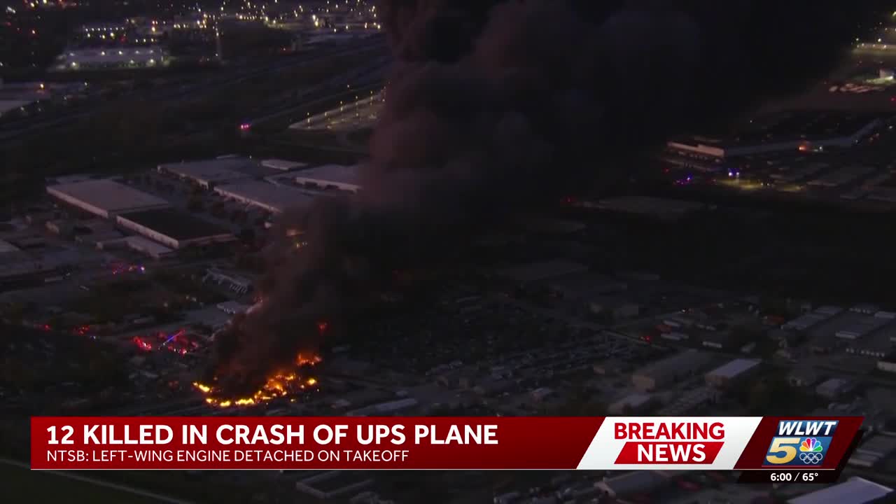 12 dead after UPS plane crash in Louisville; child believed to be among ...