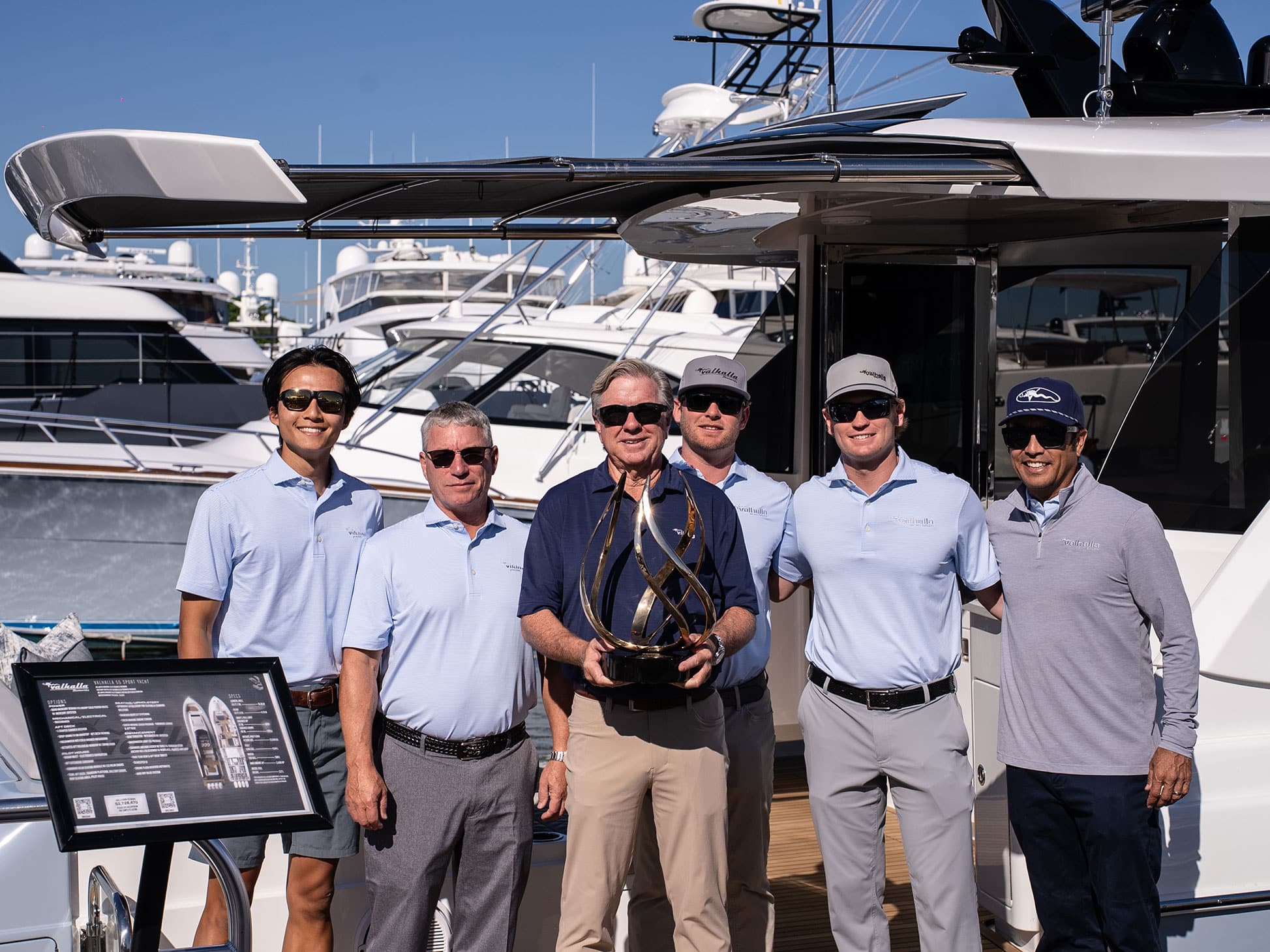Valhalla 55 Sport Yacht Earns FLIBS Best of Show Award